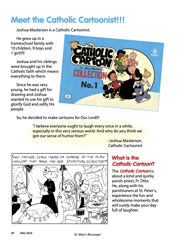 Proud Partner – A Catholic magazine for kids!
