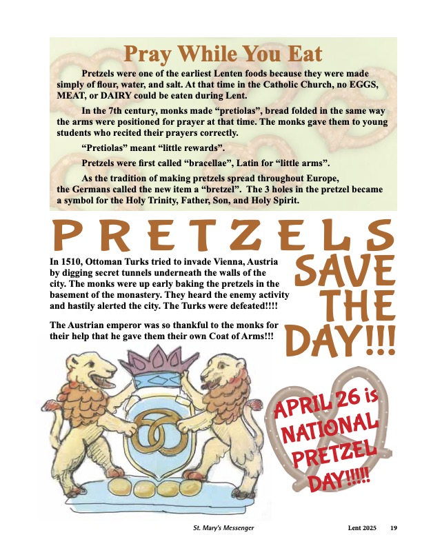 Pretzels Save the Day – A Catholic magazine for kids!